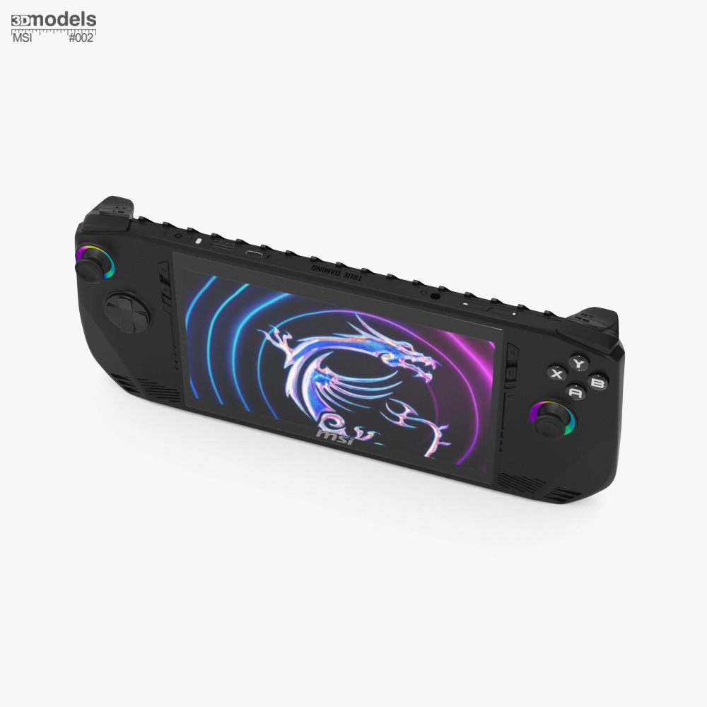 MSI Claw 7 Consola de Juegos Portátil Modelo 3D - Descargar Consola de ...