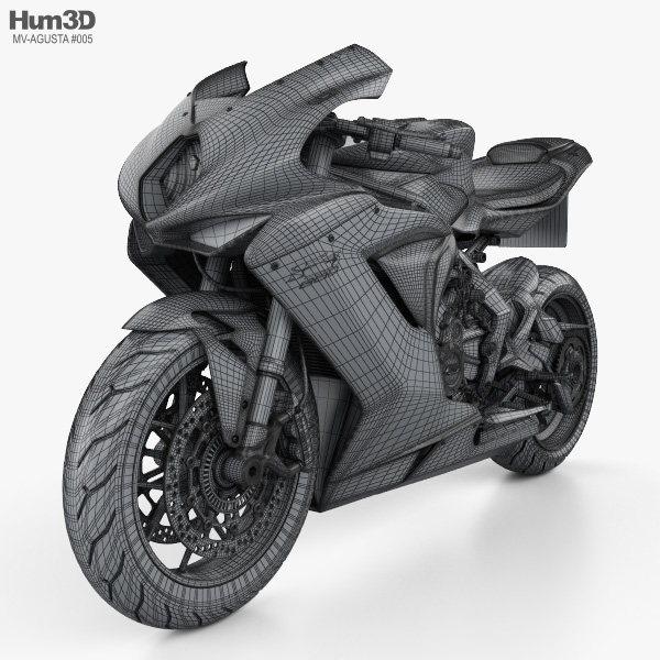 MV Agusta F3 800 2014 3D model - Download Motorcycle on 3DModels.org