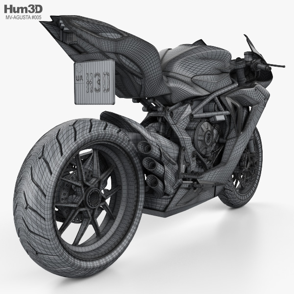 MV Agusta F3 800 2014 3D model - Download Motorcycle on 3DModels.org