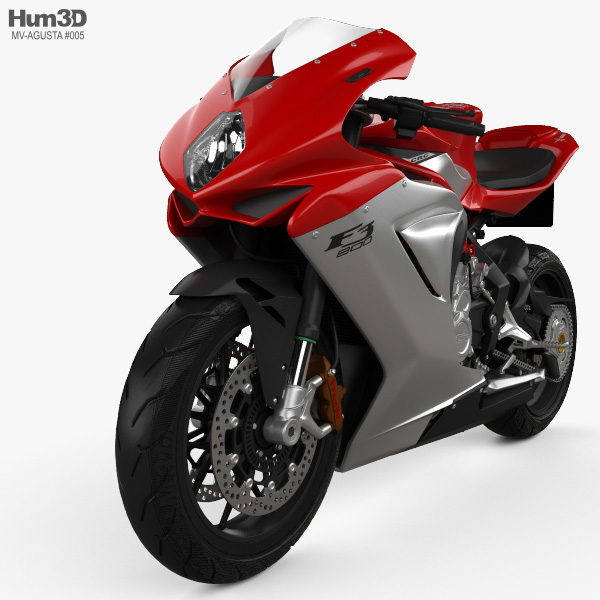 MV Agusta F3 800 2014 3D model - Download Motorcycle on 3DModels.org