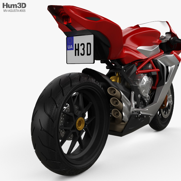 MV Agusta F3 800 2014 3D model - Download Motorcycle on 3DModels.org
