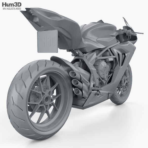 MV Agusta F3 800 2014 3D model - Download Motorcycle on 3DModels.org