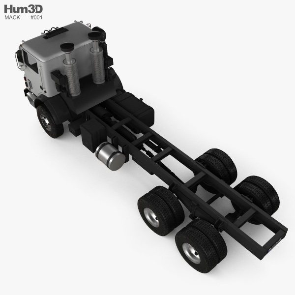 Mack Terrapro Camião Chassis 2014 Modelo 3D - Baixar Camião no 3DModels.org