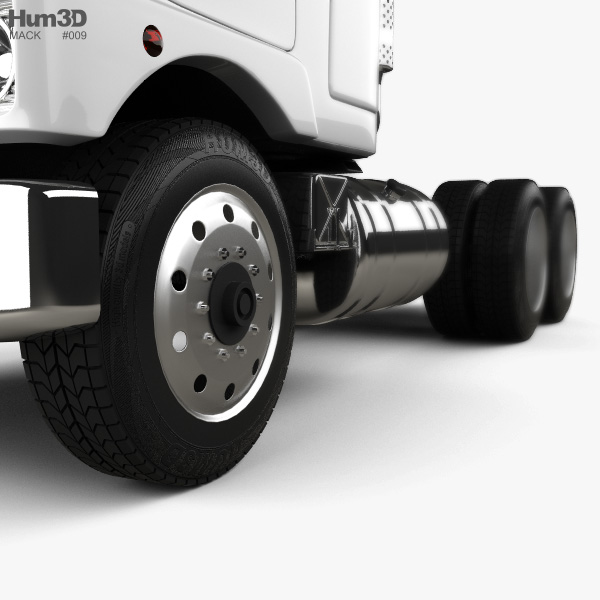 Mack F700 Camión Tractor 1962 Modelo 3D - Descargar Camión on 3DModels.org