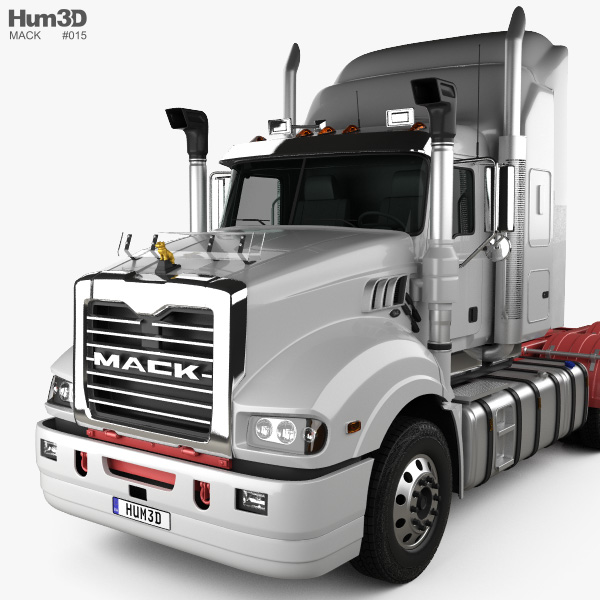 Mack Trident Axle Back High Rise Cabina Dormitorio Camión Tractor 2016 ...
