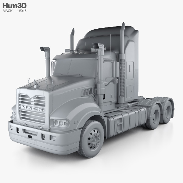 Mack Trident Axle Back High Rise Cabina Dormitorio Camión Tractor 2016 ...