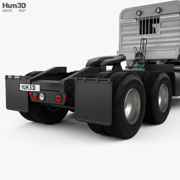 Mack CH613 트랙터 트럭 2010 3D 모델 - 다운로드 트럭 on 3DModels.org