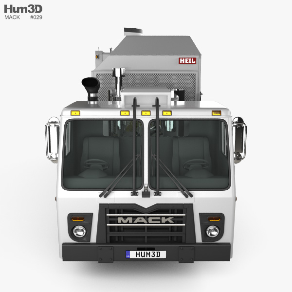 Mack LR LEU613 Мусоровоз Heil 2025 3D модель - Скачать Грузовики на ...