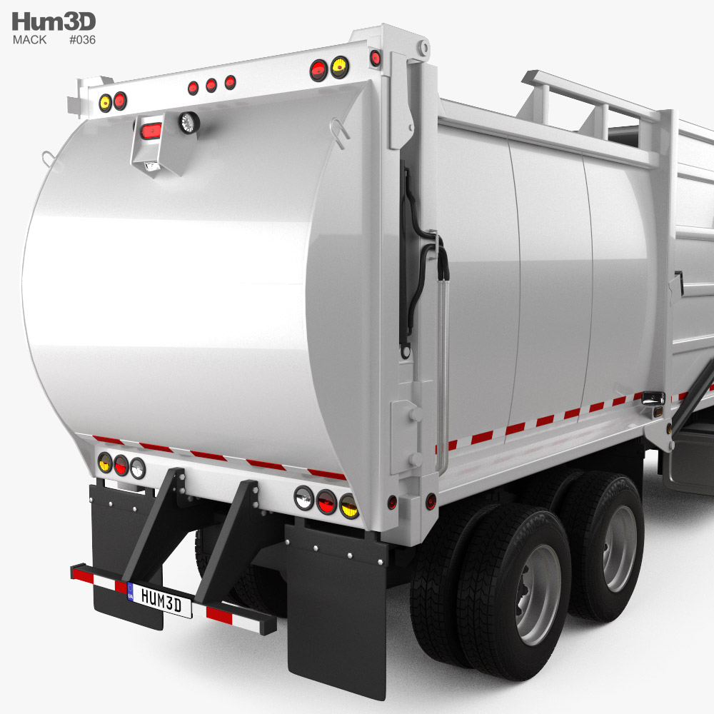 Mack TerraPro MRU613 Garbage Hercules Truck Dumpster 2020 3D model ...