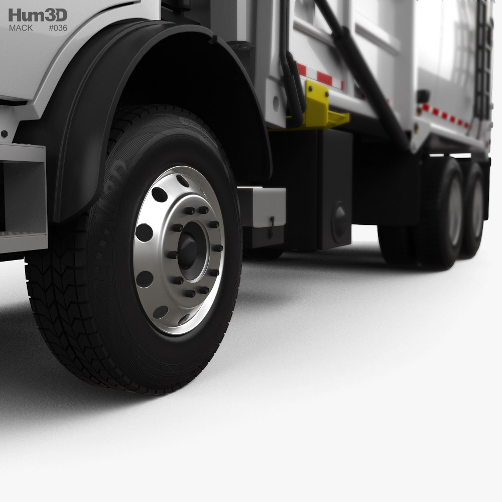 Mack TerraPro MRU613 Garbage Hercules Truck Dumpster 2020 3D model ...