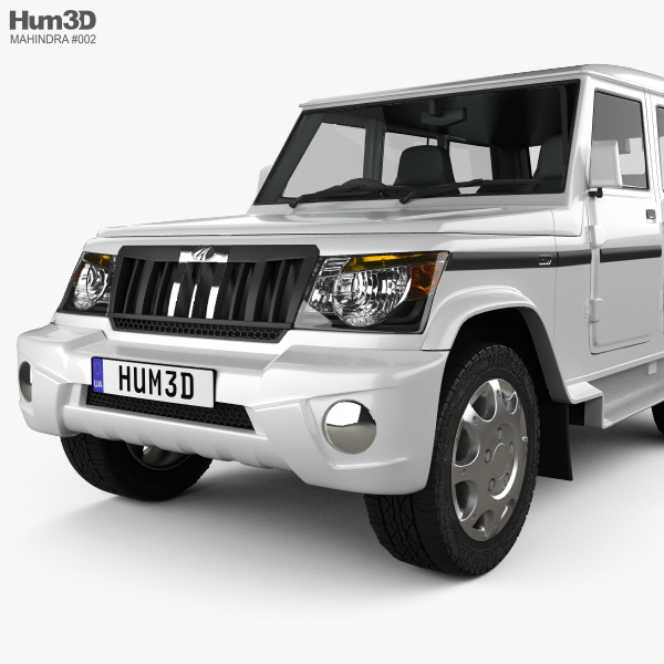 Mahindra Bolero 2014 3D model - Download Crossover SUV on 3DModels.org