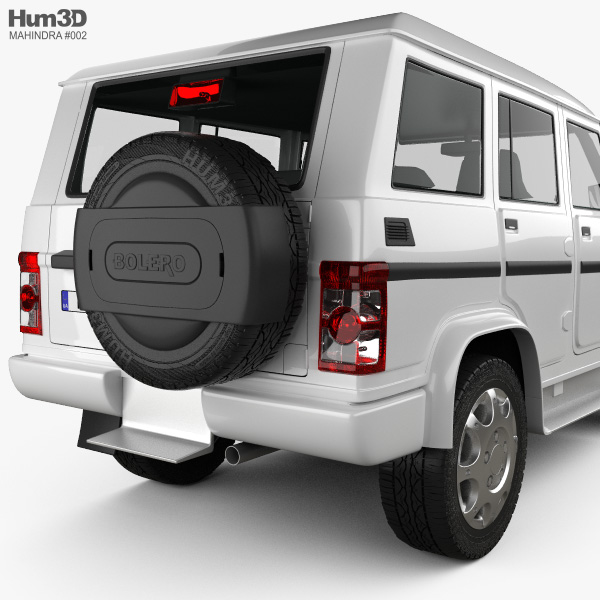 Mahindra Bolero 2014 3D model - Download Crossover SUV on 3DModels.org