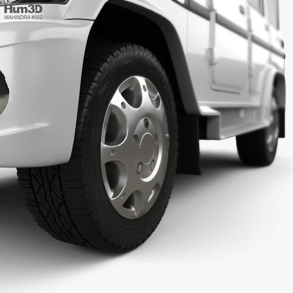 Mahindra Bolero 2014 3D model - Download Crossover SUV on 3DModels.org