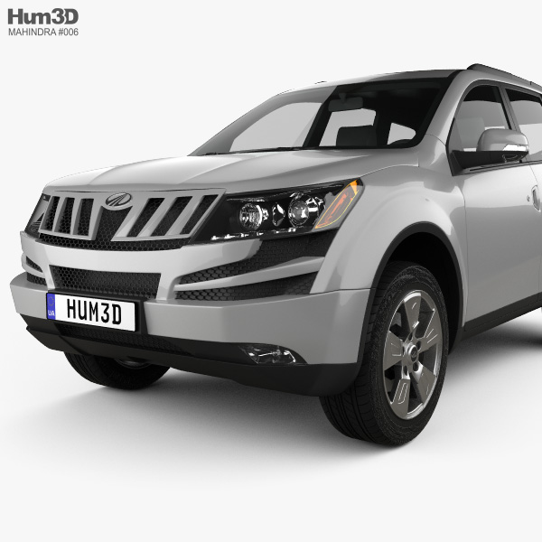 Mahindra XUV500 2014 3D model - Download Crossover SUV on 3DModels.org
