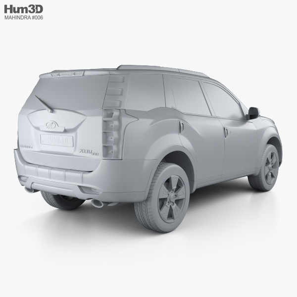 Mahindra XUV500 2014 3D model - Download Crossover SUV on 3DModels.org