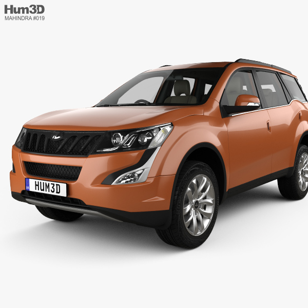 Mahindra XUV 500 with HQ interior 2018 3D model - Download Crossover ...