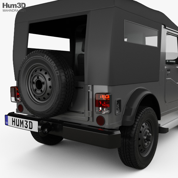 Mahindra Thar 2021 3D model - Download Crossover SUV on 3DModels.org