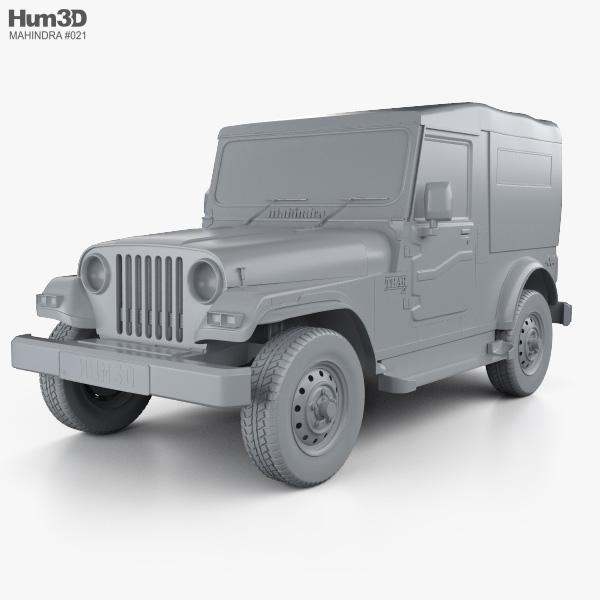 Mahindra Thar 2021 3D model - Download Crossover SUV on 3DModels.org