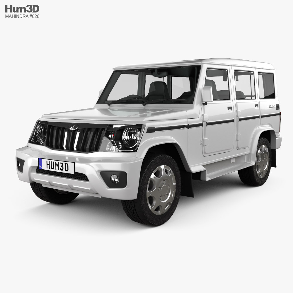 Mahindra Bolero 2023 3D model - Download Crossover SUV on 3DModels.org