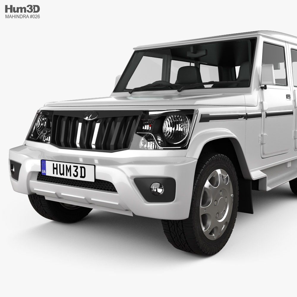 Mahindra Bolero 2023 3D model - Download Crossover SUV on 3DModels.org