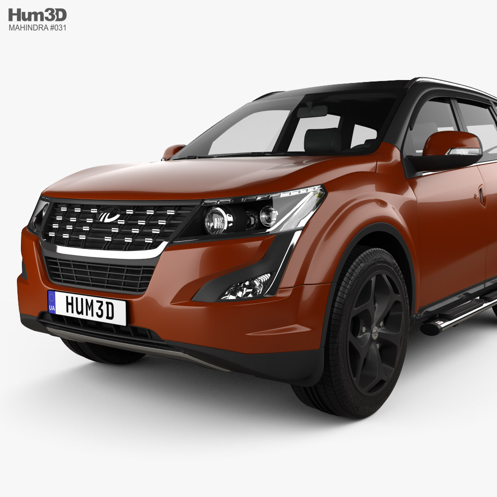 Mahindra XUV500 2022 3D model - Download Crossover SUV on 3DModels.org