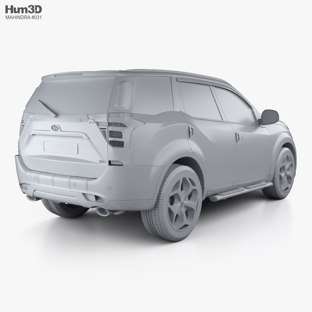 Mahindra XUV500 2022 3D model - Download Crossover SUV on 3DModels.org