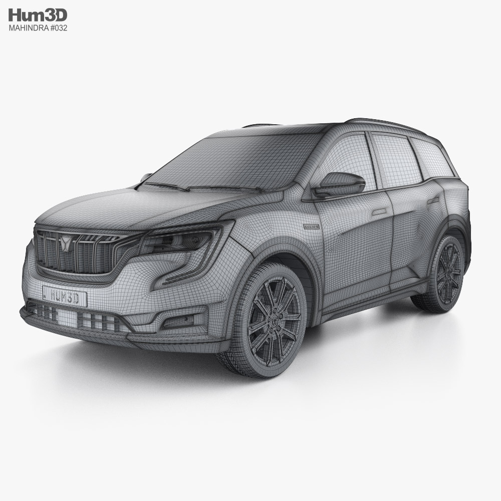 Mahindra XUV700 2024 3D 모델 - 다운로드 Crossover SUV on 3DModels.org