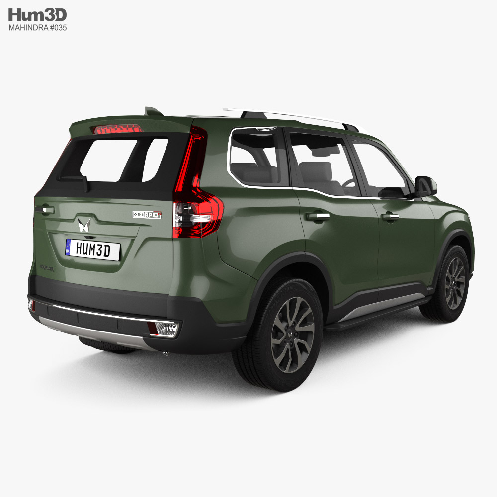 Mahindra Scorpio-N 2025 3D model - Download Crossover SUV on 3DModels.org