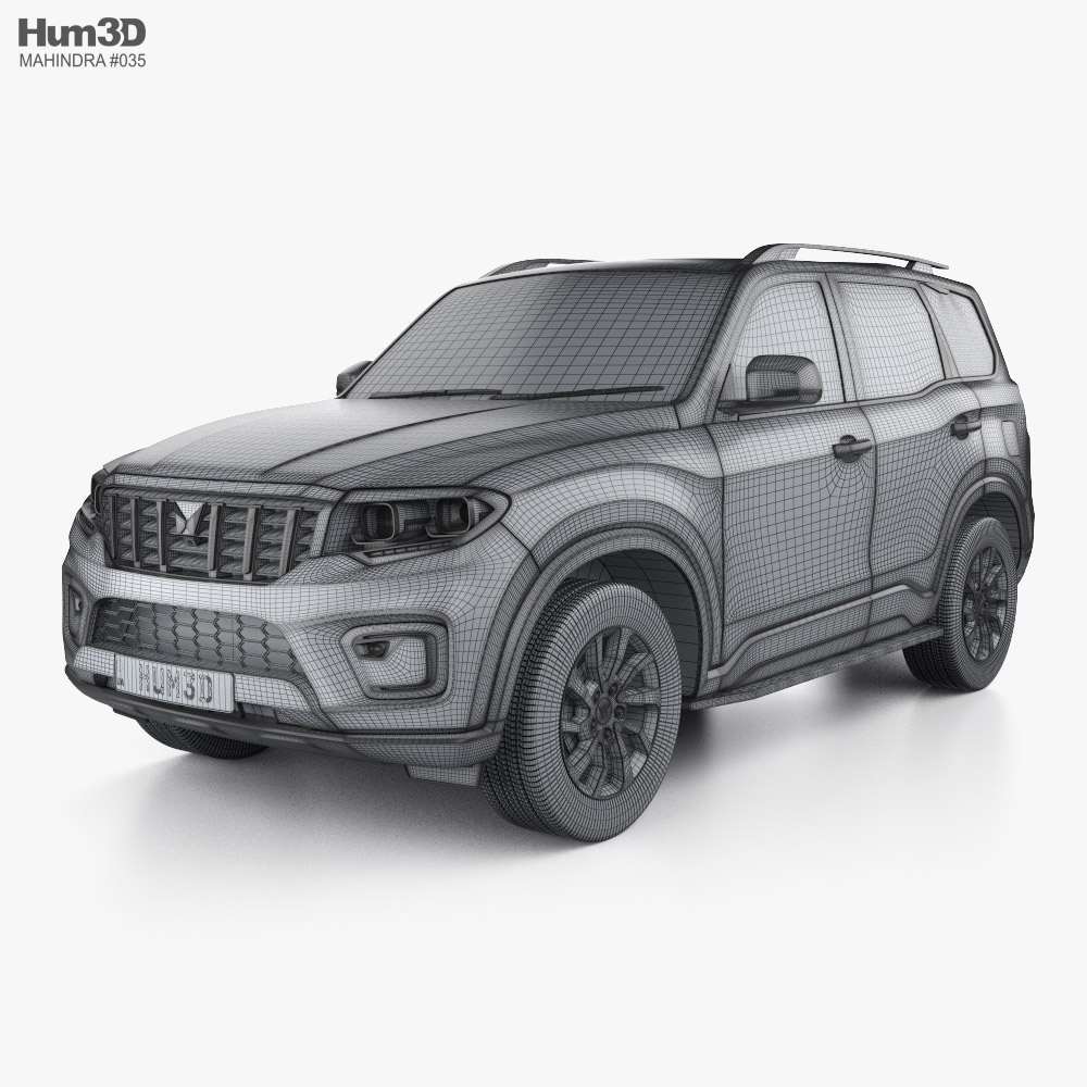 Mahindra Scorpio-N 2025 3D model - Download Crossover SUV on 3DModels.org