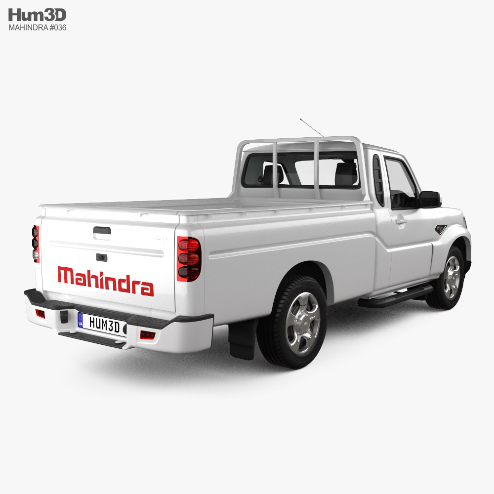 Mahindra Pik Up Single Cab with HQ interior and engine 2021 3D model ...