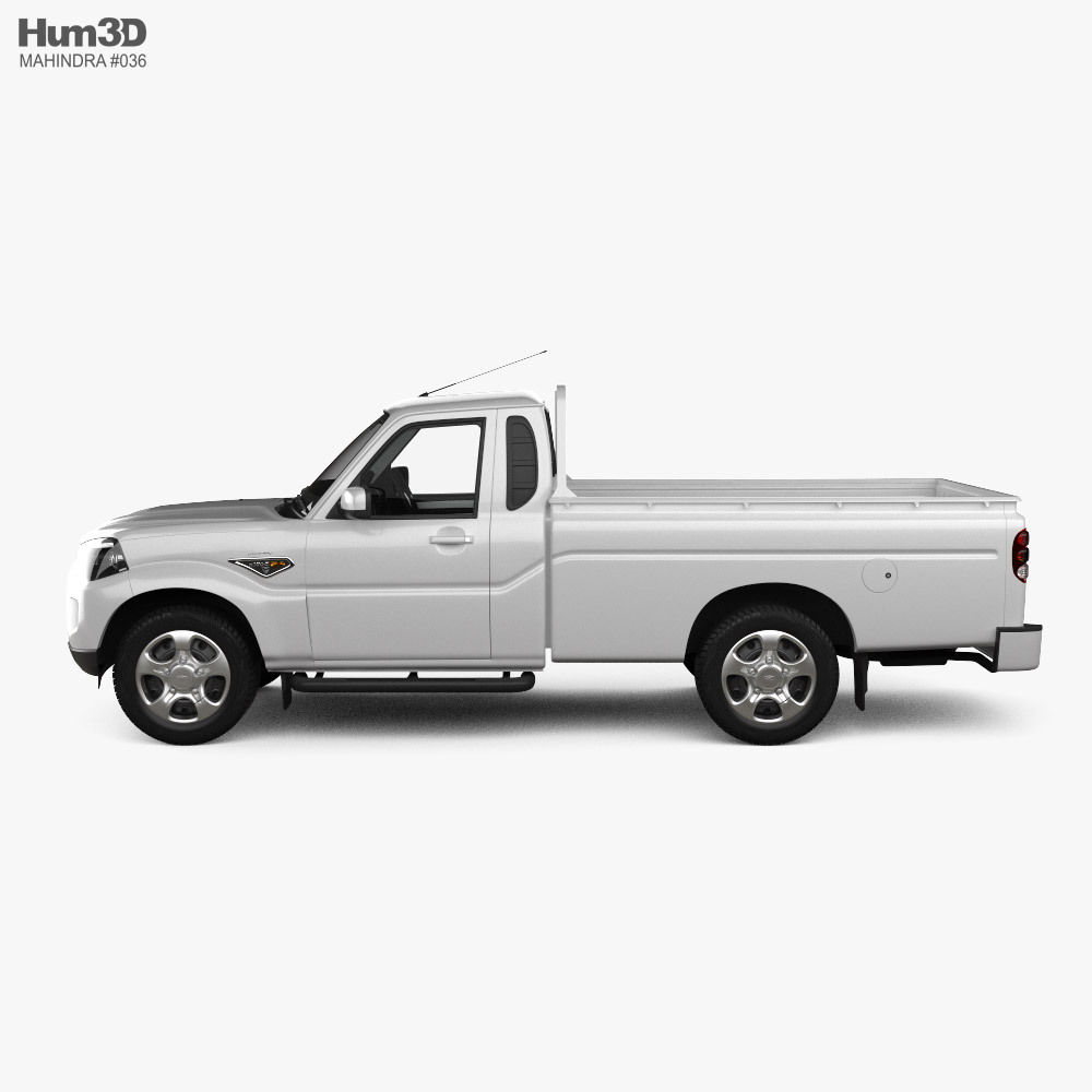Mahindra Pik Up Single Cab with HQ interior and engine 2021 3D model ...