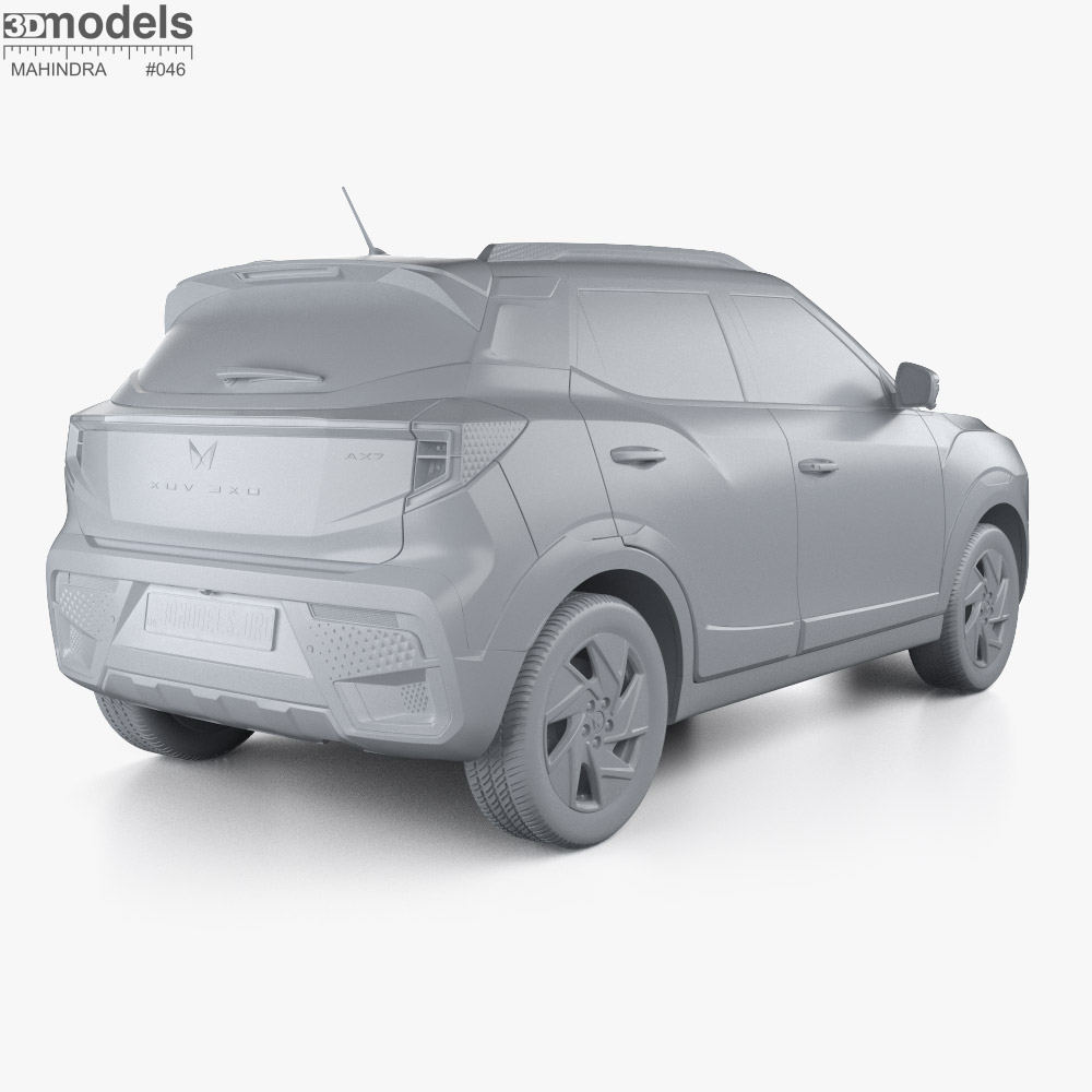 Mahindra XUV 3XO 2025 3D model - Download Crossover SUV on 3DModels.org
