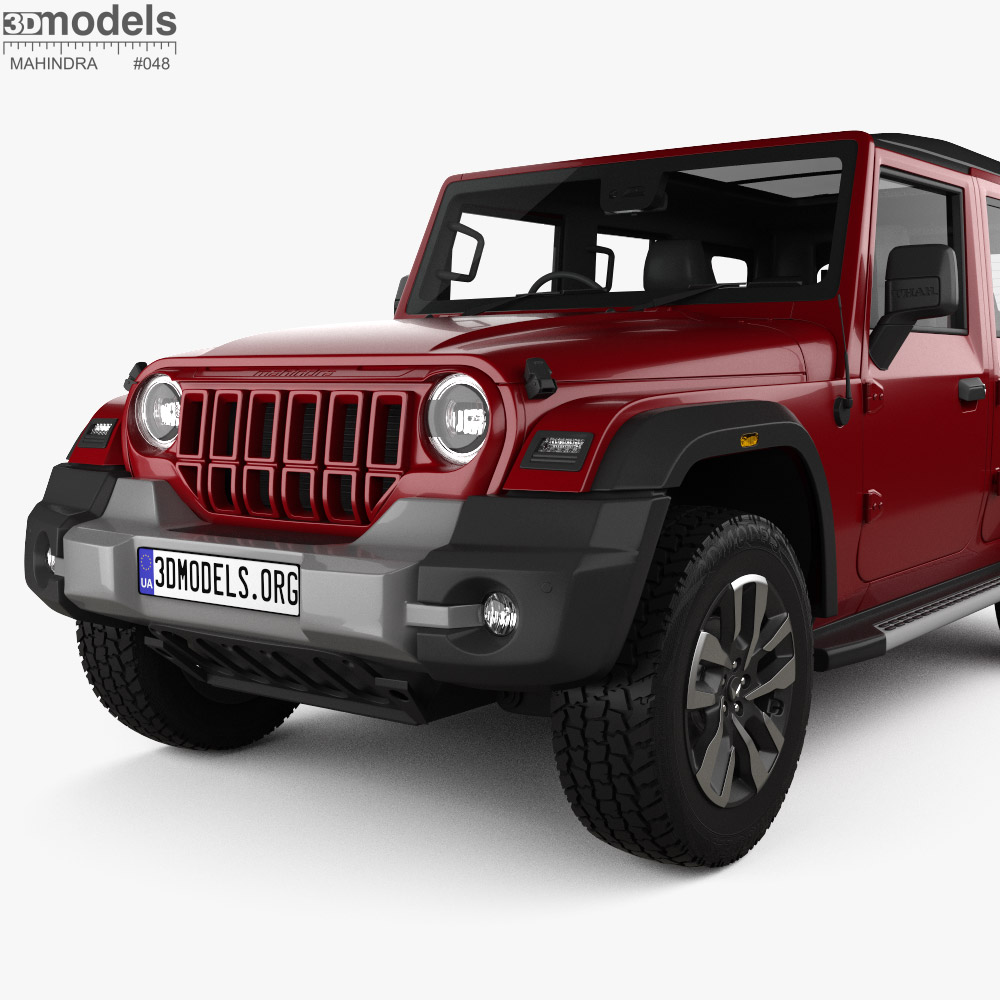 Mahindra Thar Roxx 2024 3D model - Download 2020-2024 on 3DModels.org