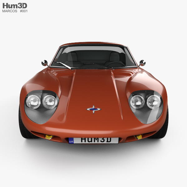 Marcos 1600 GT 1972 Modelo 3D - Baixar Sports car no 3DModels.org