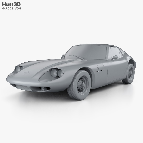 Marcos 1600 GT 1972 Modelo 3D - Baixar Sports car no 3DModels.org