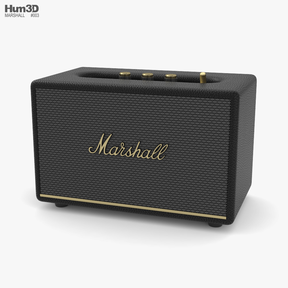 Marshall Acton III 3D model - Download Audio Devices on 3DModels.org