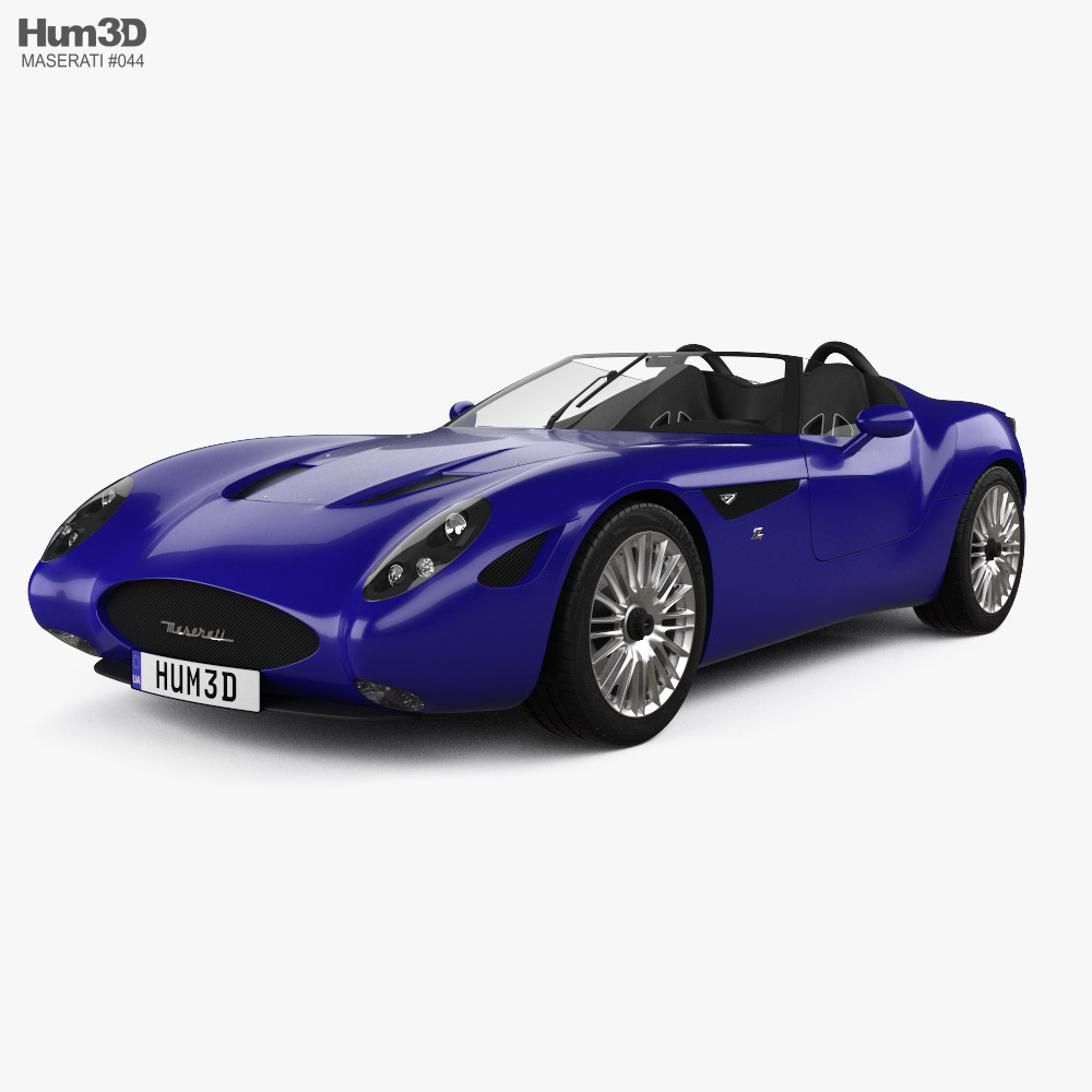 Maserati Zagato Mostro Barchetta 2025 3D model - Download Sports car on ...