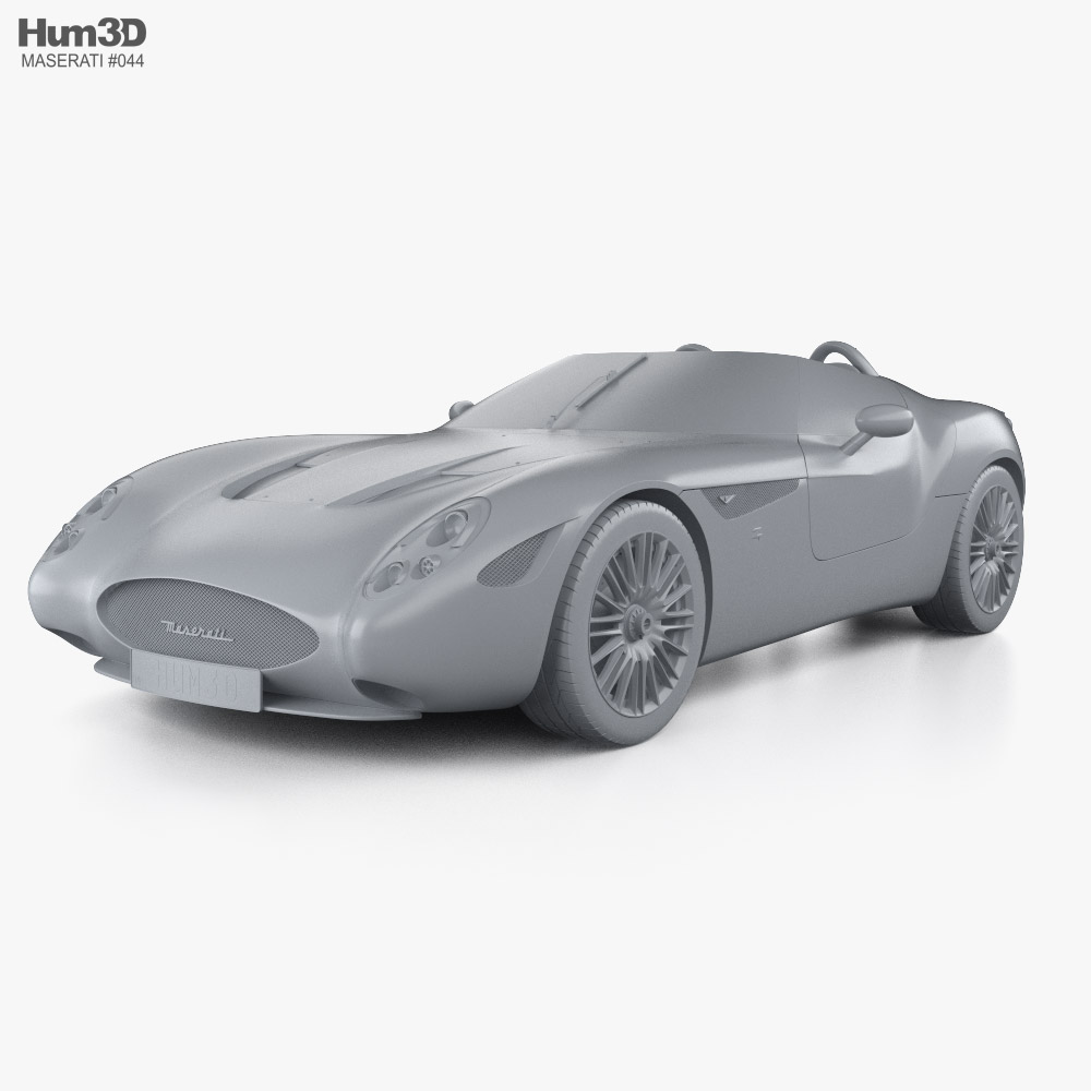 Maserati Zagato Mostro Barchetta 2025 Modelo 3D - Baixar Sports car no ...