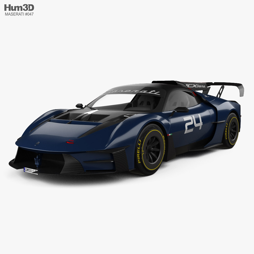 Maserati MCXtrema 2025 3D model - Download Sports car on 3DModels.org