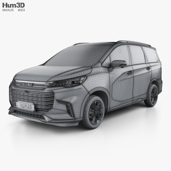 Maxus G50 2022 3D model - Download Van on 3DModels.org
