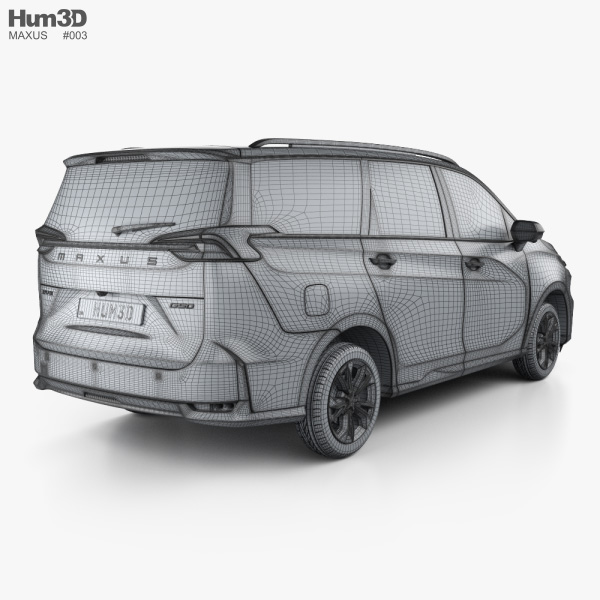 Maxus G50 2022 3D model - Download Van on 3DModels.org