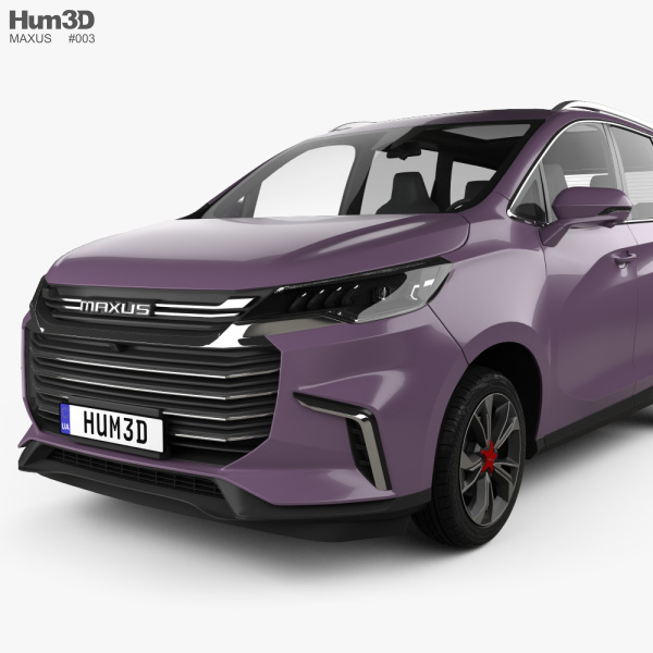 Maxus G50 2022 3D model - Download Van on 3DModels.org