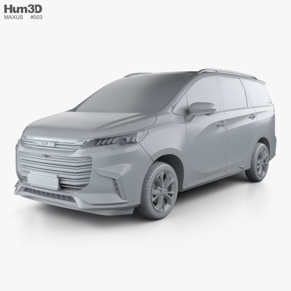 Maxus G50 2022 3D model - Download Van on 3DModels.org