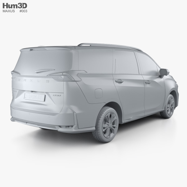 Maxus G50 2022 3D model - Download Van on 3DModels.org