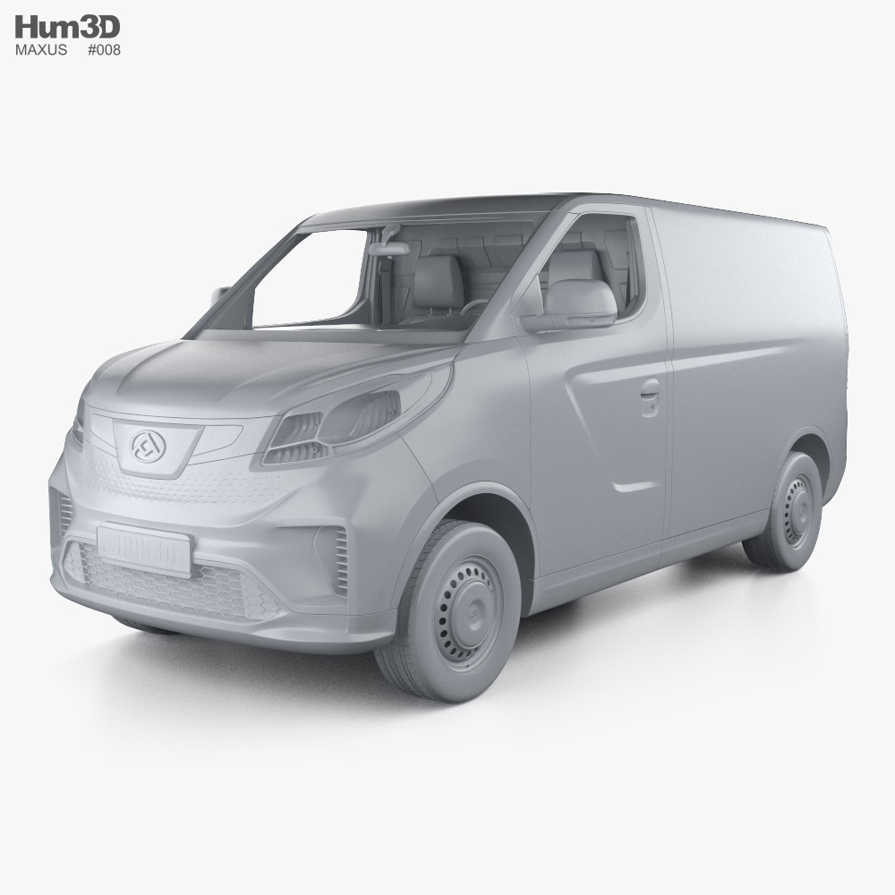 Maxus EV30 con interior 2023 Modelo 3D - Descargar Van on 3DModels.org