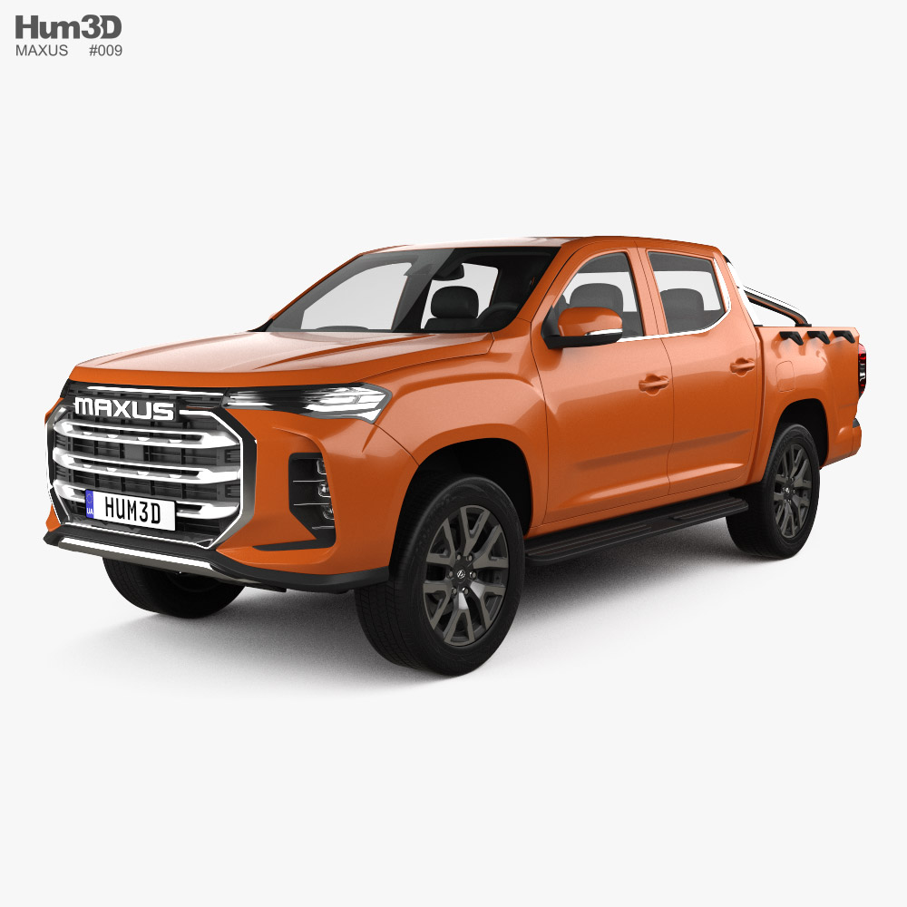 Maxus T90 Cabina Doble EV 2024 Modelo 3D - Descargar Pickup on 3DModels.org
