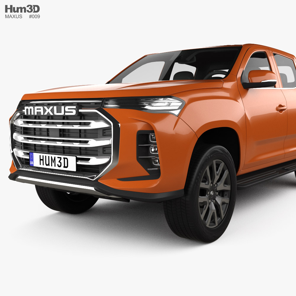Maxus T90 Cabina Doble EV 2024 Modelo 3D - Descargar Pickup on 3DModels.org