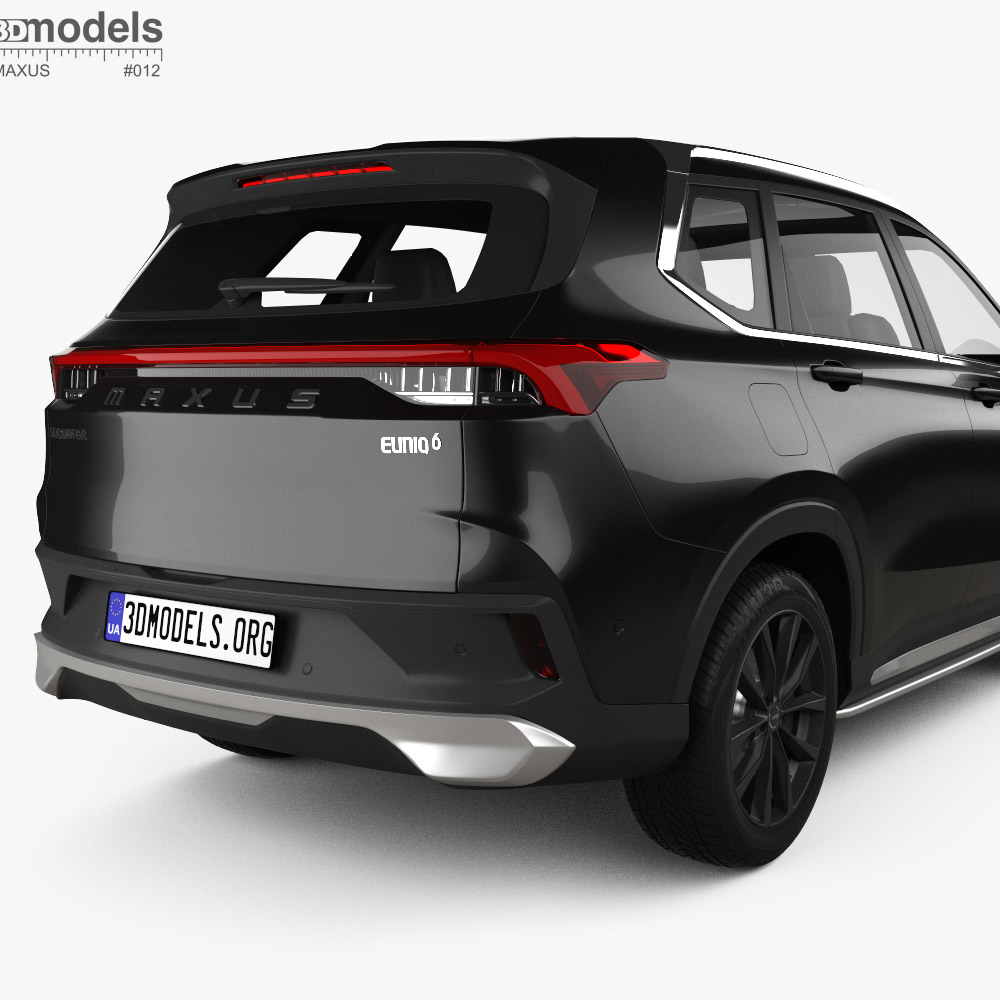 Maxus EUNIQ 6 2025 3D model - Download Crossover SUV on 3DModels.org