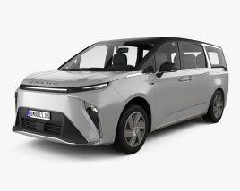 Maxus Mifa 9 2025 3D model - Download Van on 3DModels.org