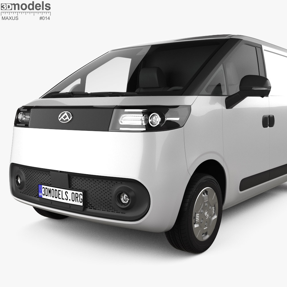 Maxus eDeliver 5 패널 밴 2025 3D 모델 - 다운로드 Van on 3DModels.org